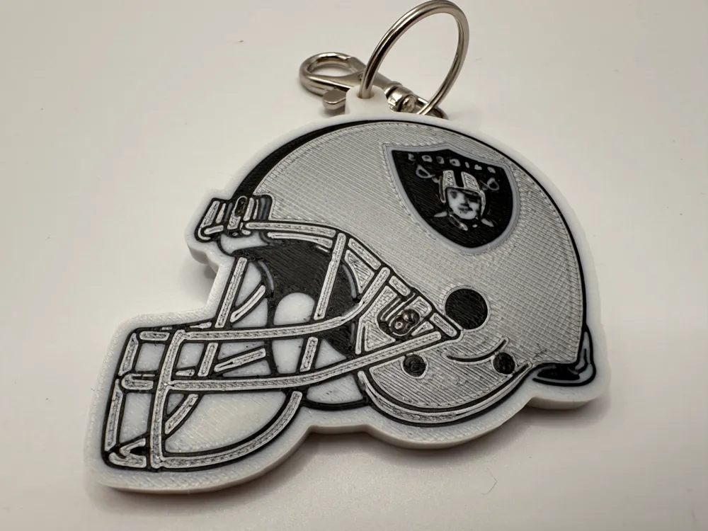 Las Vegas Raiders Keychain by ShapeShifterStudio MakerWorld: Download ...