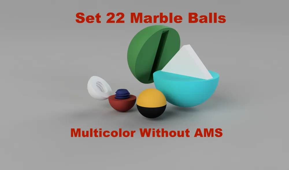 Set 22 Marble Run Ball-11 Sizes, Multicolor No AMS by Miquel204151 ...