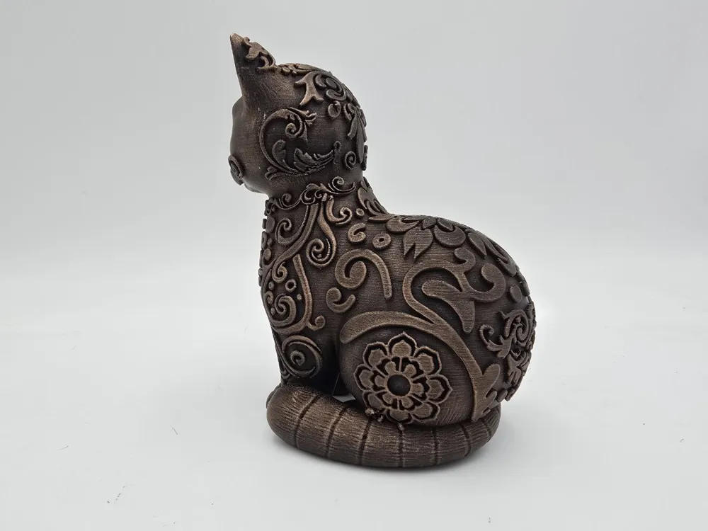 Bengal Cat Ornamental - Free 3D Print Model - MakerWorld
