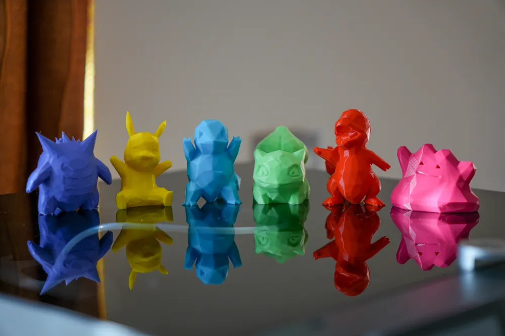 Low Poly Bulbasaur - Pokemon Remixed by KDR - MakerWorld