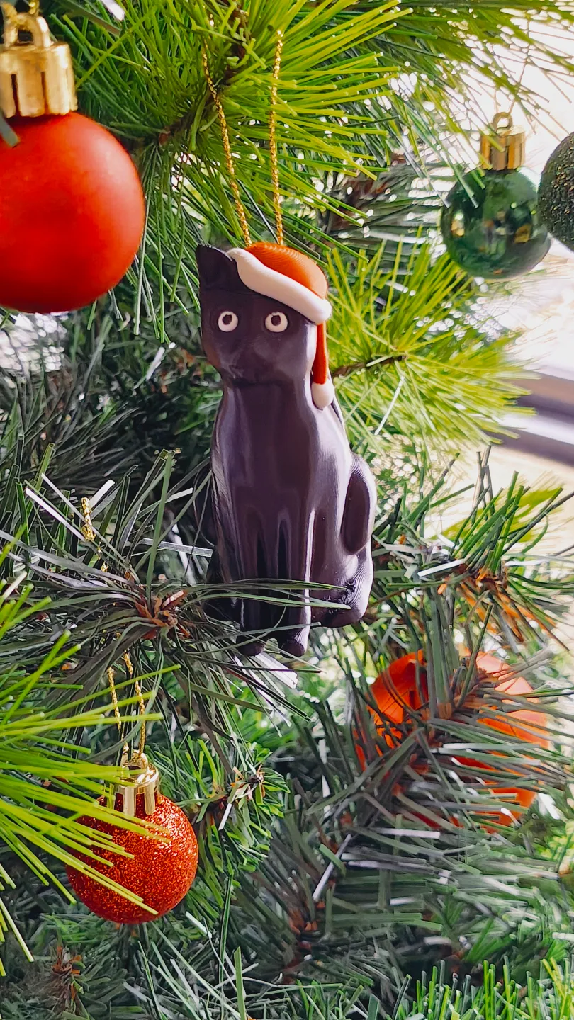 Christmas cat tree decoration by Timakaze - MakerWorld