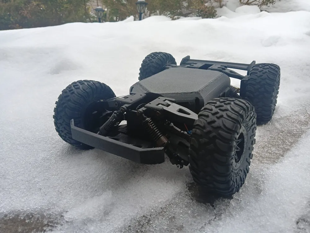 4WD 60km/h 3d Printed RC Car - Free 3D Print Model - MakerWorld