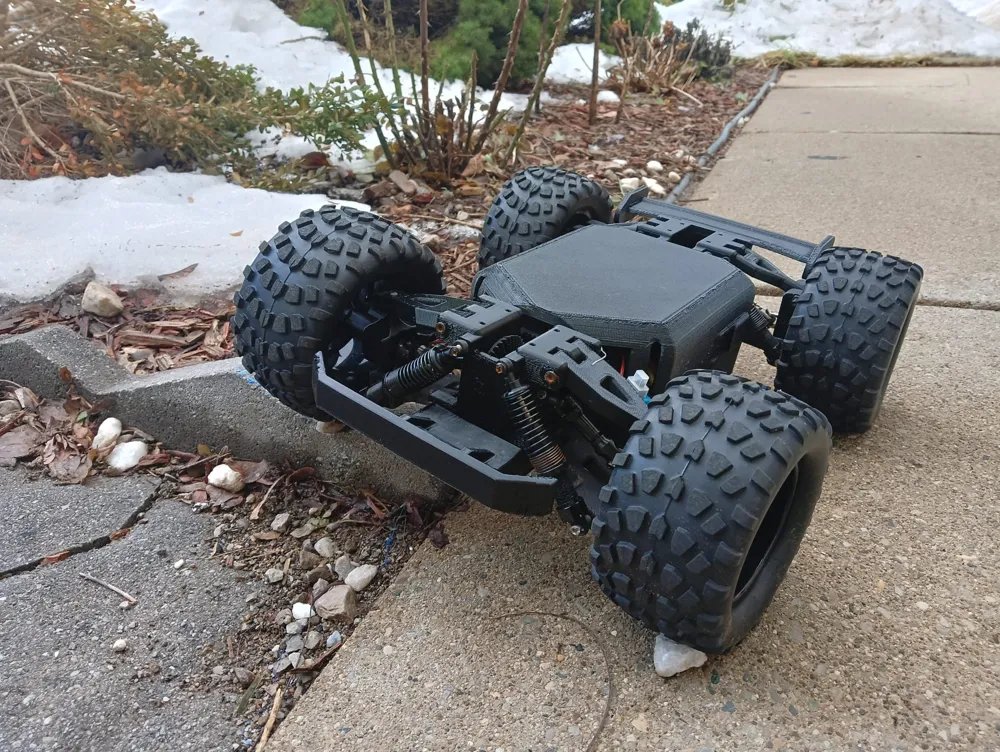 4WD 60km/h 3d Printed RC Car - Free 3D Print Model - MakerWorld