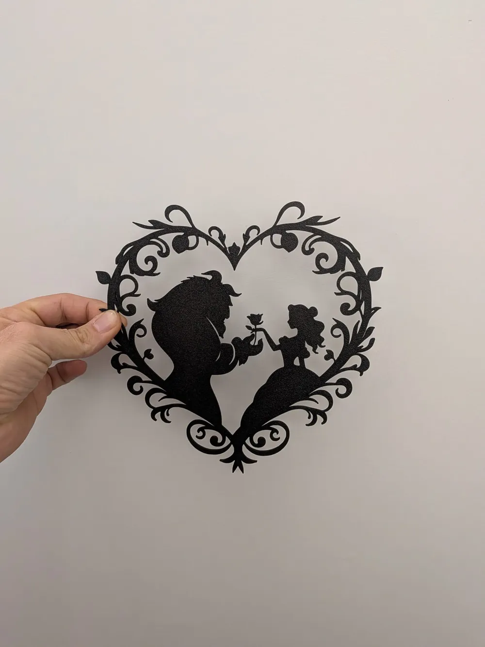 beauty and the beast wall art - Free 3D Print Model - MakerWorld