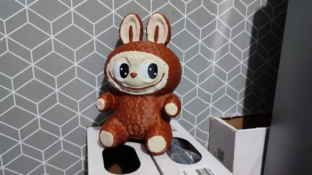 Labubu brown - coffee - Free 3D Print Model - MakerWorld