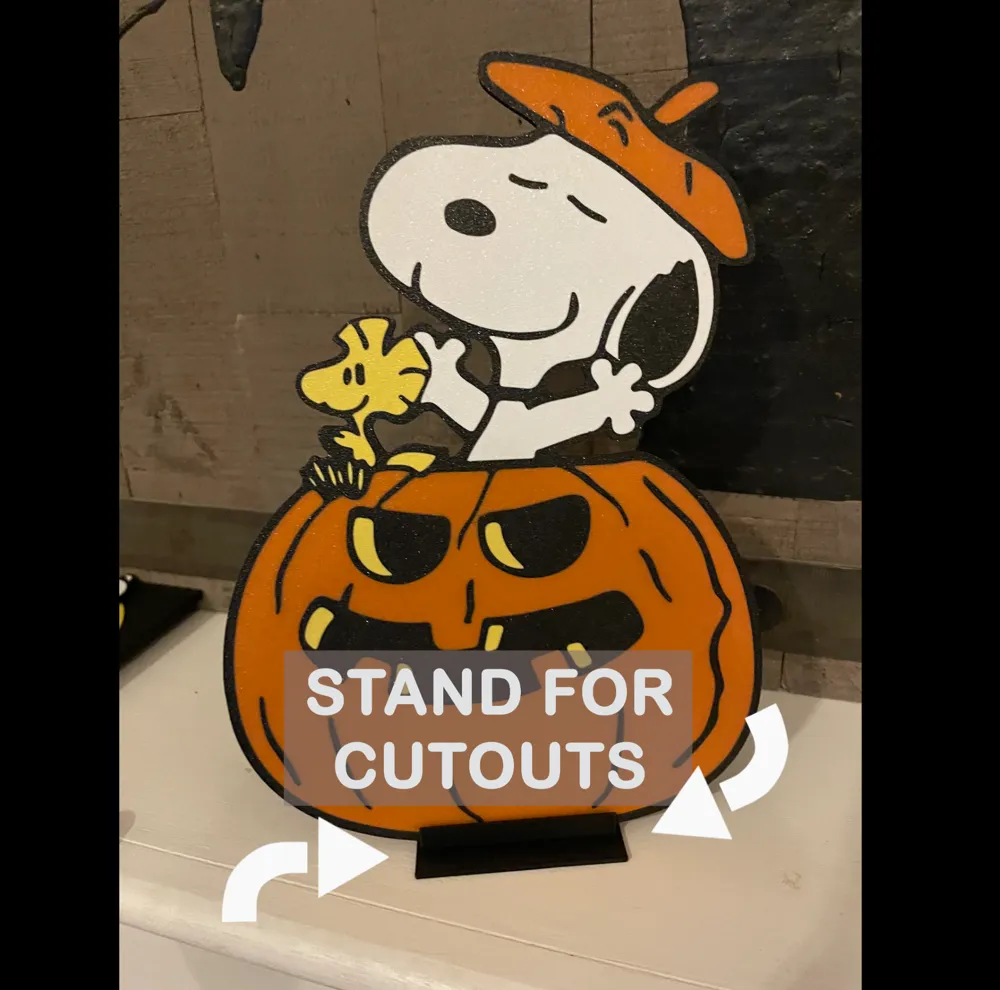Stand For Cutouts / Snoopy / Charlie Brown / by 3D Prints This Week ...