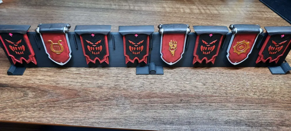 Initiative tracker stand for TTRPG's by Plaztek - MakerWorld