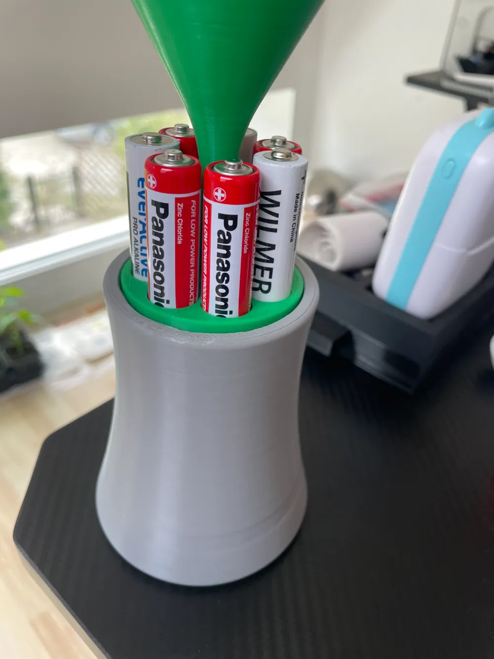 Nuclear AA battery organizer by Pie_Cat - MakerWorld