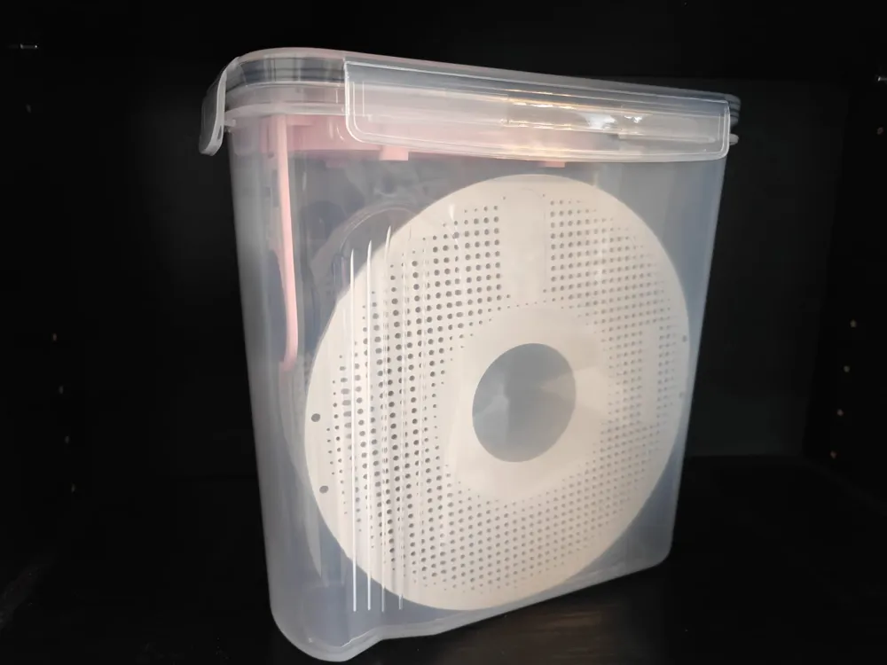 Lid-mounted Cereal Dry Box - Free 3D Print Model - MakerWorld