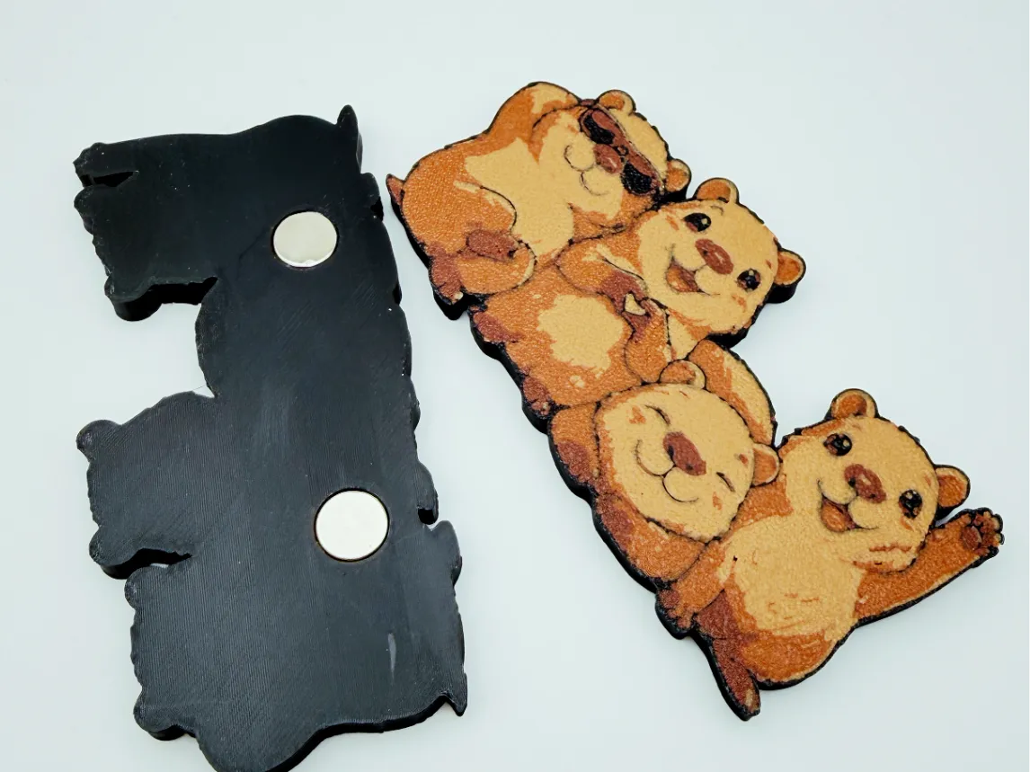 Capybara Magnetic Photo Frame - Free 3D Print Model - MakerWorld