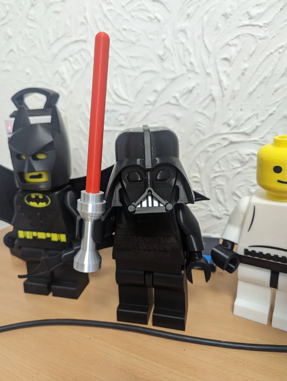 Darth Vader Brick Character Remixed by WFA Builder - MakerWorld
