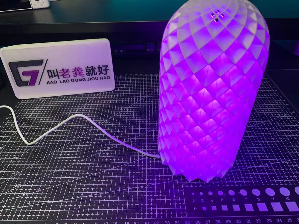 RGB渐变灯座（LED Lamp RBG base） by 叫老龚就好 - MakerWorld