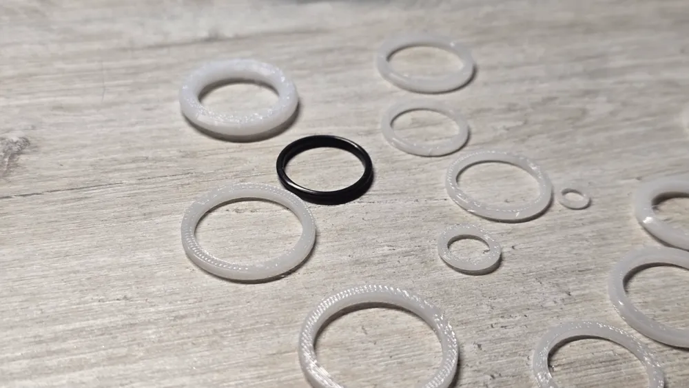 TPU Gasket drip irrigation bathroom seal or garden - Free 3D Print ...