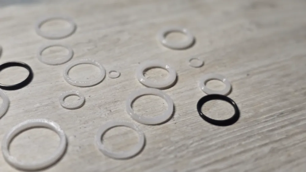 TPU Gasket drip irrigation bathroom seal or garden - Free 3D Print ...