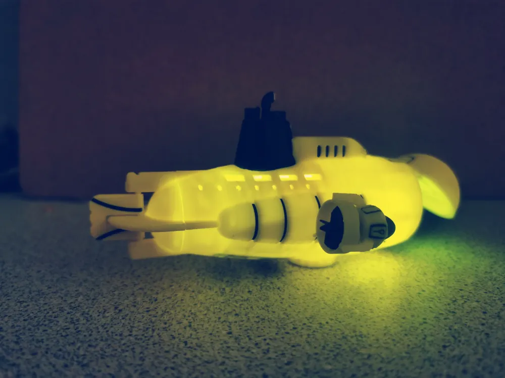 Submarine toy/light lamp by Bunk.Wire - MakerWorld