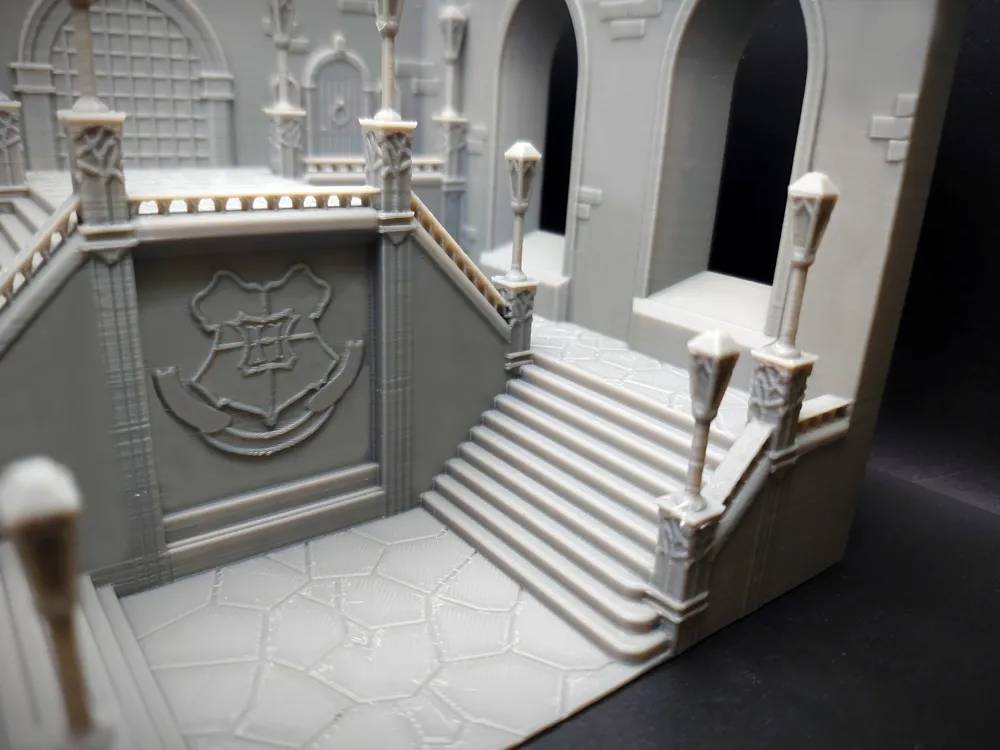 Stairs Hogwarts - Harry Potter by Savy_Maker MakerWorld: Download Free ...