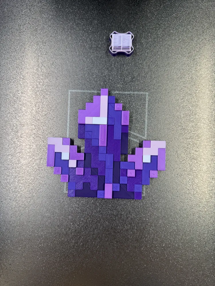 Amethyst Cluster - Minecraft Item Frame - Free 3D Print Model - MakerWorld