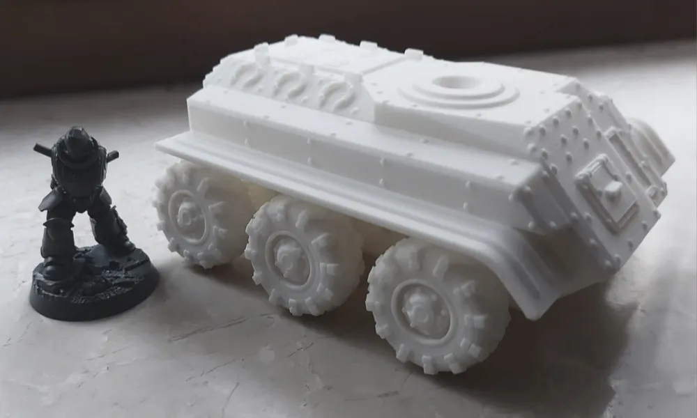 Troop transport tank w. wheels Wh40k by raphineu MakerWorld: Download ...
