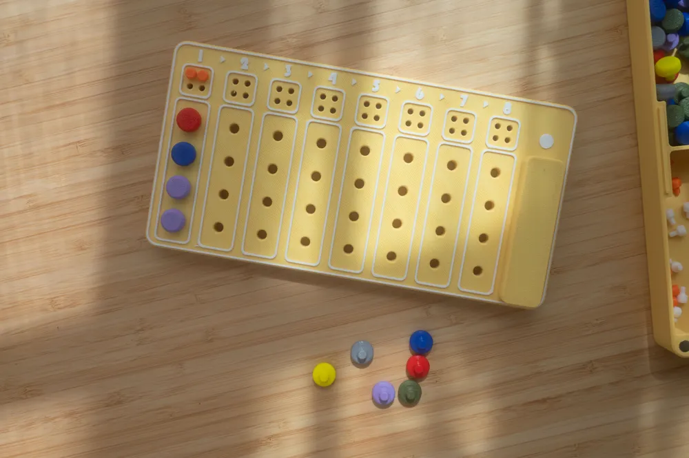 Hit and Blow Guess Color Club House Board Game by anlly_pro - MakerWorld