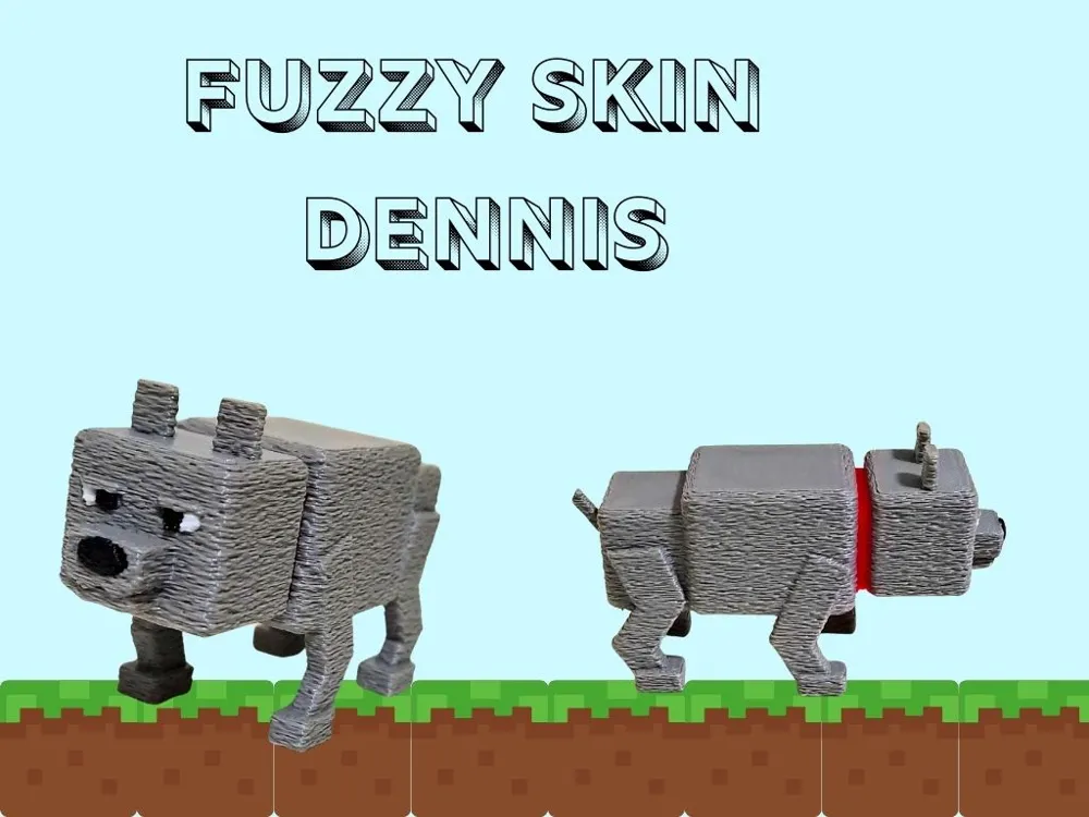 Dennis - Minecraft movie wolf by Clare3D MakerWorld: Download Free 3D ...