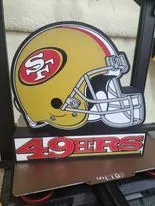 San Francisco 49ers lightbox multicolored by Britts Prints - MakerWorld
