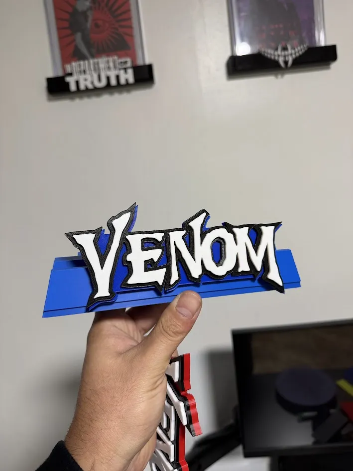 Magnetic Venom Logo - Free 3D Print Model - MakerWorld