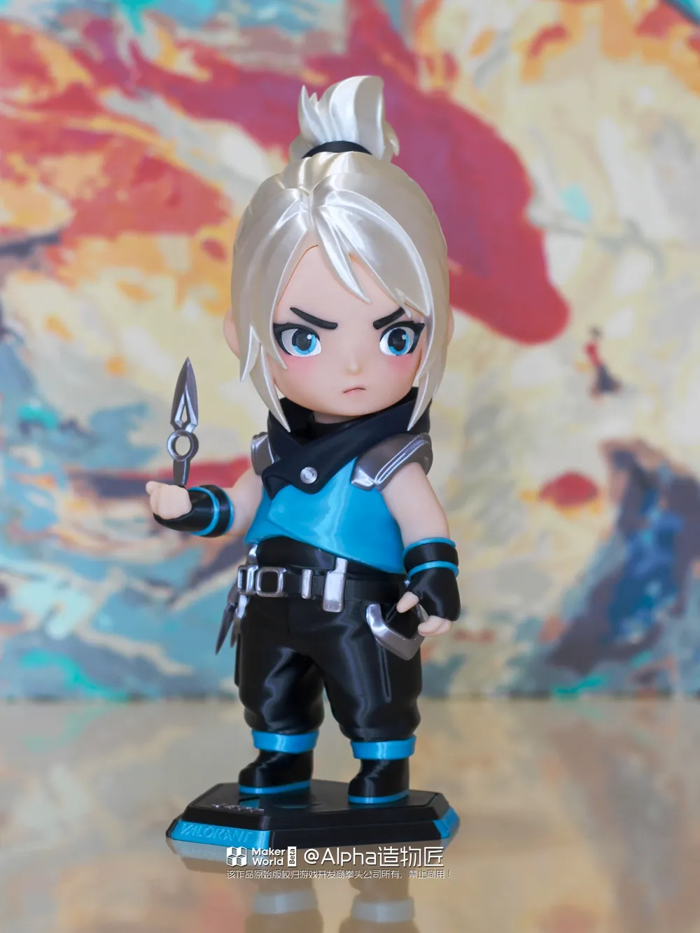 Valorant - Jett Chibi Character Design - Fully Segmented - Free 3D ...