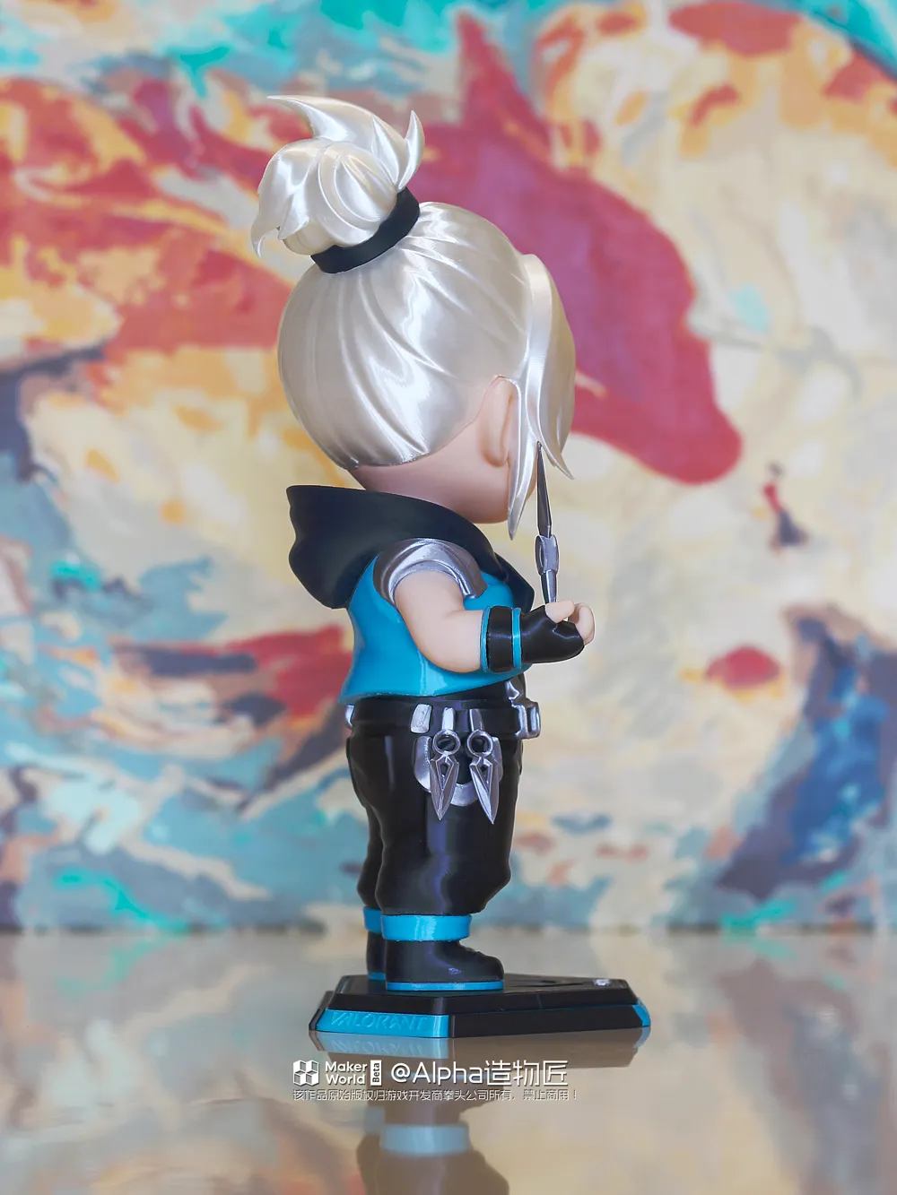 Valorant - Jett Chibi Character Design - Fully Segmented - Free 3D ...