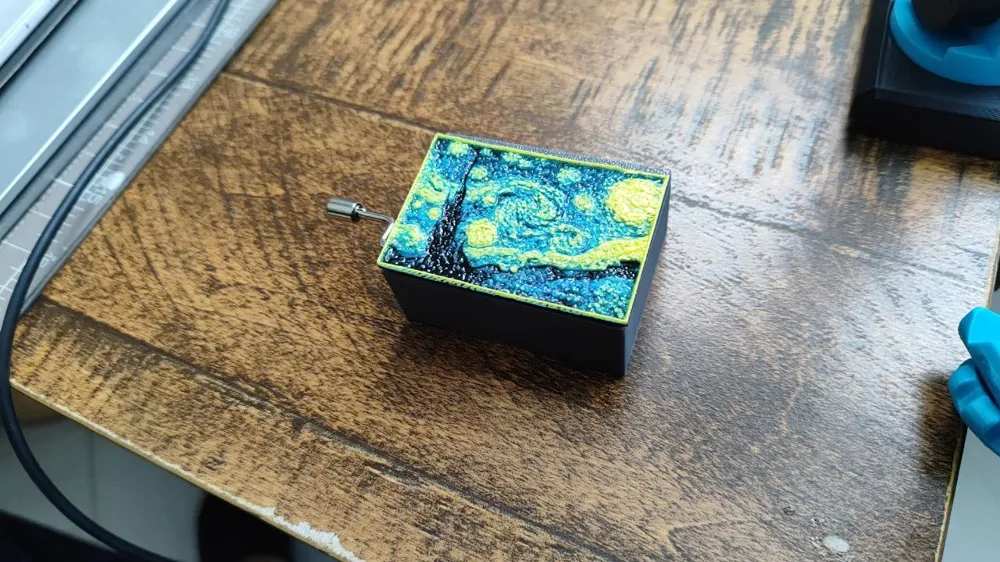 Starry Night Music Box – A Tribute to Van Gogh by Leles maker space ...