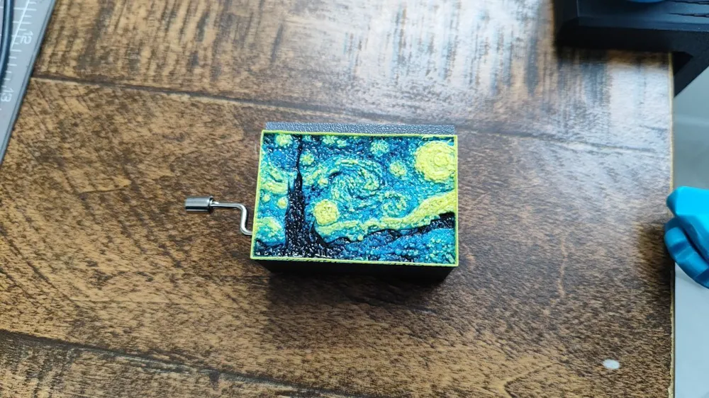 Starry Night Music Box – A Tribute to Van Gogh by Leles maker space ...