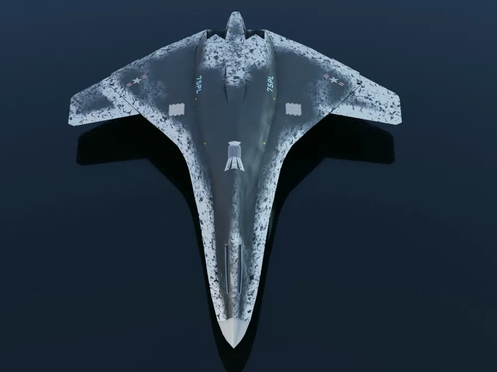 Fighter Jet - Next Generation Air Dominance NGAD - Free 3D Print Model ...