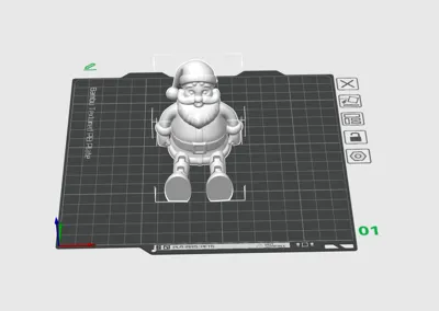 Cute Santa Claus (Articulated) by Pocahontas MakerWorld: Download Free ...