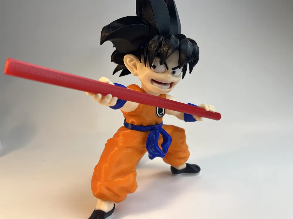 Dragon Ball-Stick Little Goku - Free 3D Print Model - MakerWorld