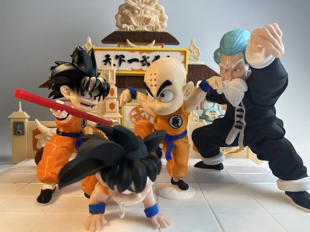 Dragon Ball-Stick Little Goku - Free 3D Print Model - MakerWorld