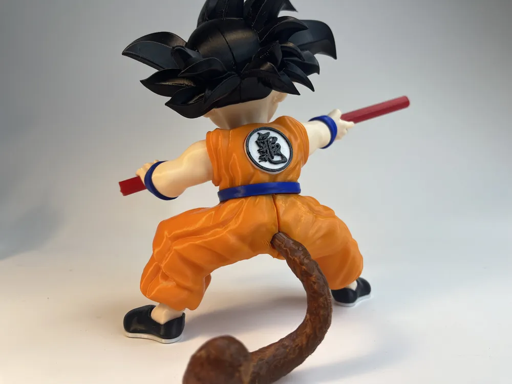 Dragon Ball-Stick Little Goku - Free 3D Print Model - MakerWorld