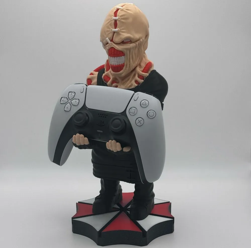 Resident Evil Nemesis Controller Holder by pampelo MakerWorld: Download ...