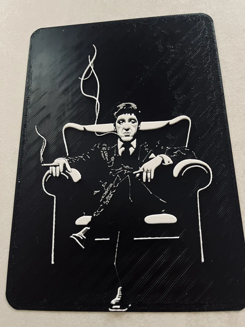 Scarface Wall Art - Free 3D Print Model - MakerWorld