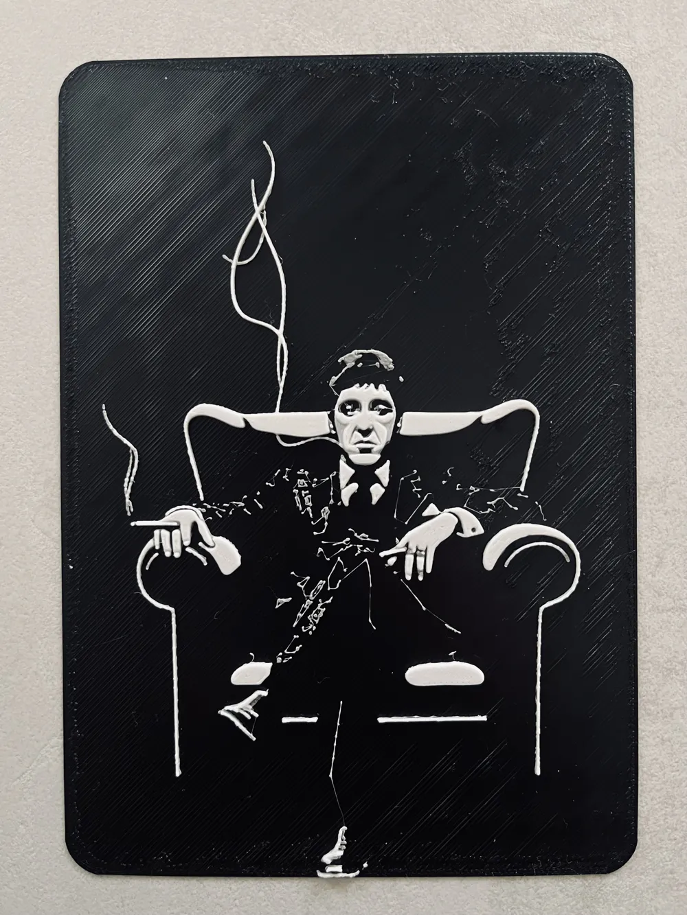 Scarface Wall Art - Free 3D Print Model - MakerWorld
