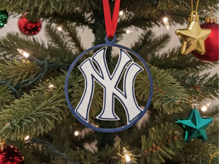 Adorno de Navidad de los New York Yankees - Modelo de impresión 3D ...