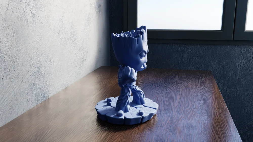 Groot Chibi en colère – Figurine Marvel Féroce - Modèle d'Impression 3D ...
