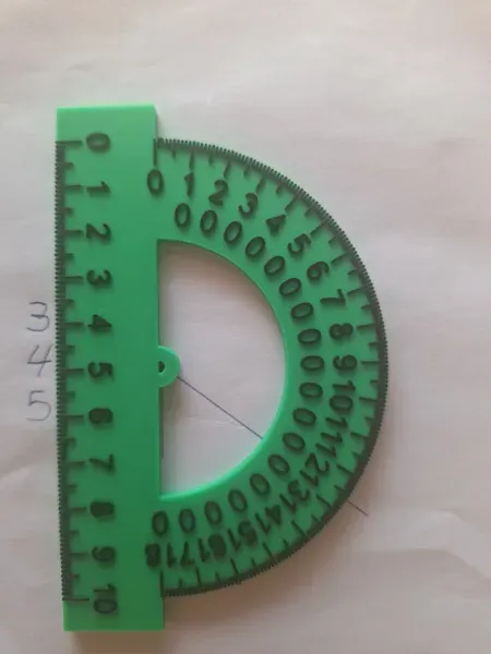 Protractor model generator - Free 3D Print Model - MakerWorld