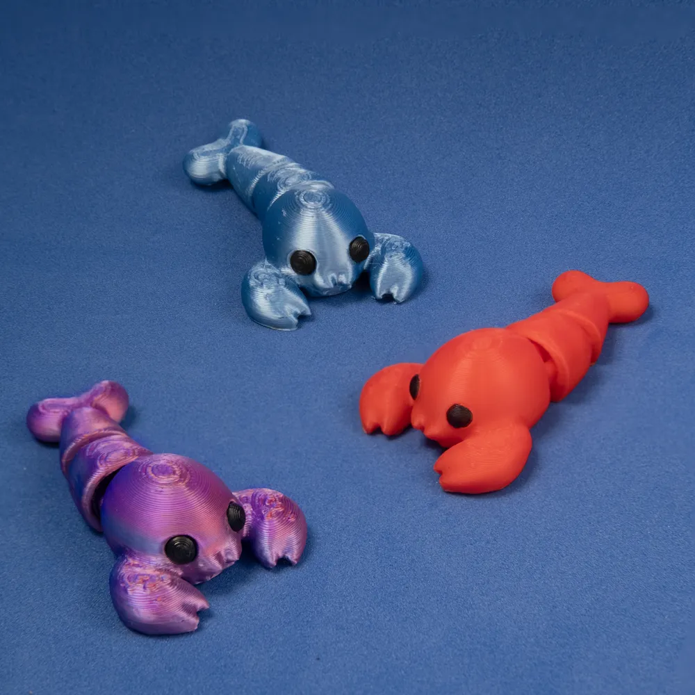 Articulated Lobster & keychain - Free 3D Print Model - MakerWorld