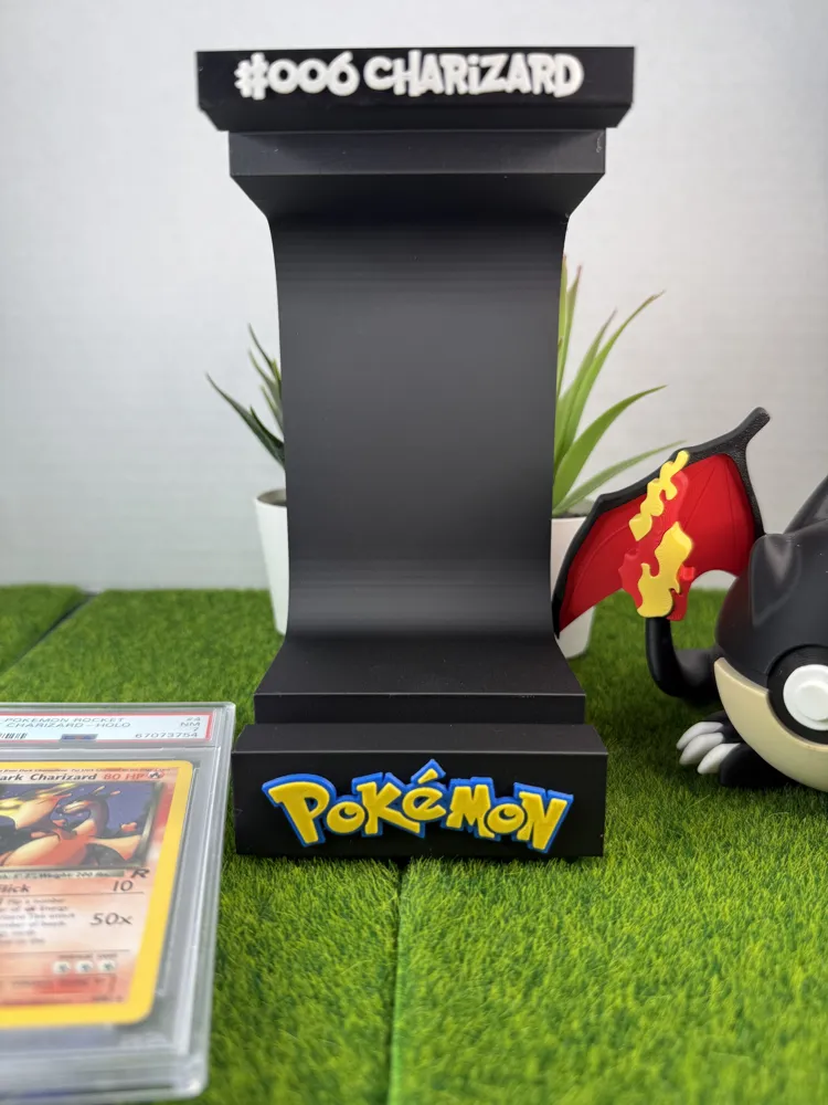 PSA/CGC Graded Card Stand + Pokeball Display - Free 3D Print Model ...
