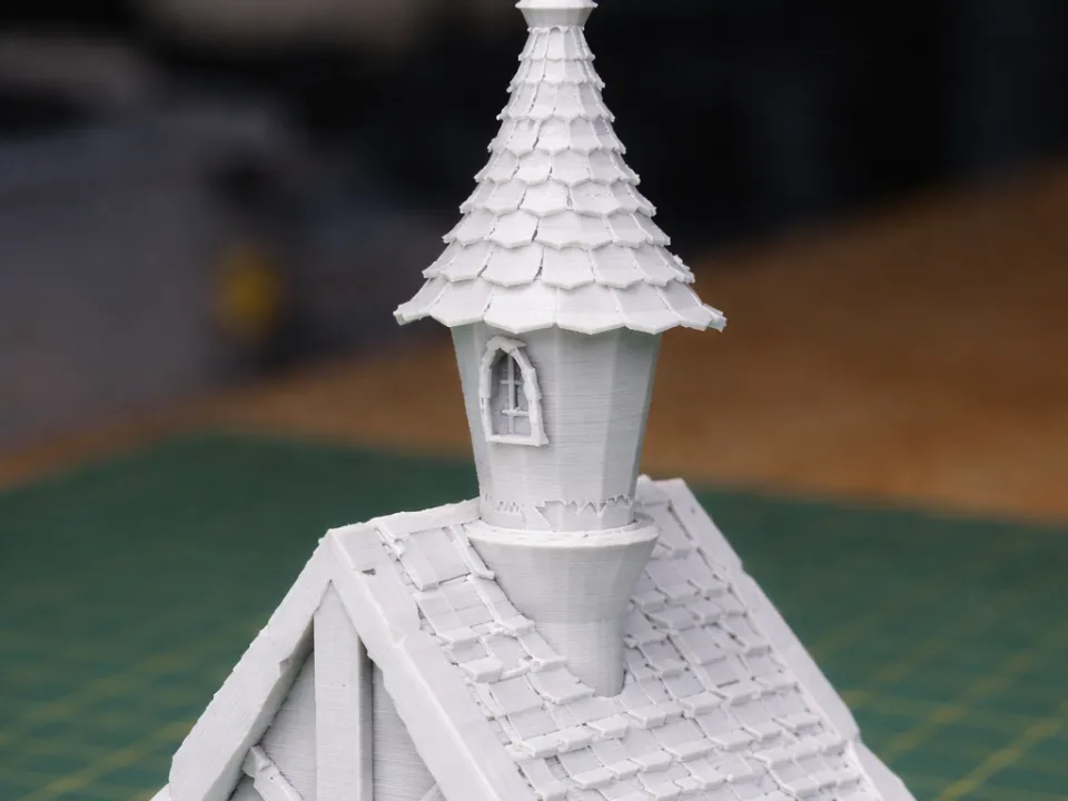 medieval house with tower - Free 3D Print Model - MakerWorld