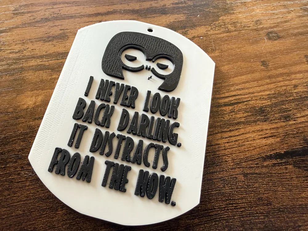 Edna Mode backpack hanger - Free 3D Print Model - MakerWorld