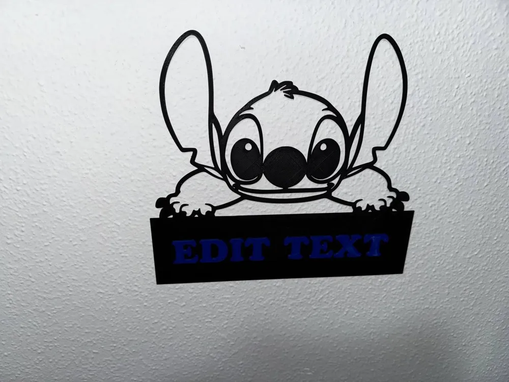 Stitch Name Custom by Inje Print3D - MakerWorld