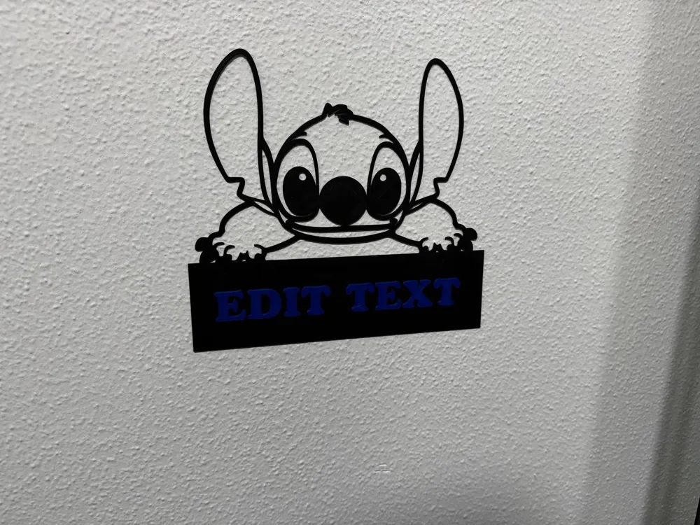 Stitch Name Custom by Inje Print3D - MakerWorld