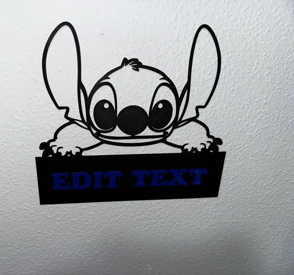 Stitch Name Custom by Inje Print3D - MakerWorld