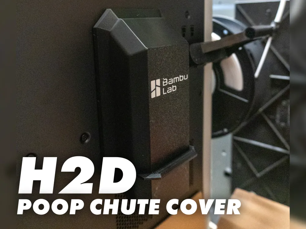 H2D Poop Chute Cover (with GATE!) by Xander's Builds MakerWorld ...