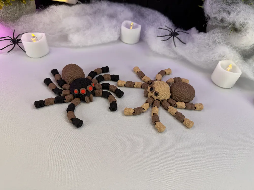 Flexi Spider 2 (Articulated) - Free 3D Print Model - MakerWorld